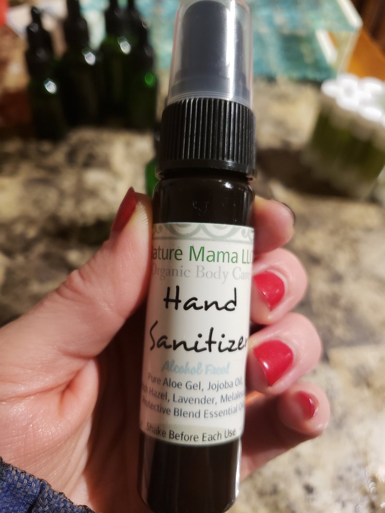 Organic Hand Sanitizer – Nature Mama Body Care